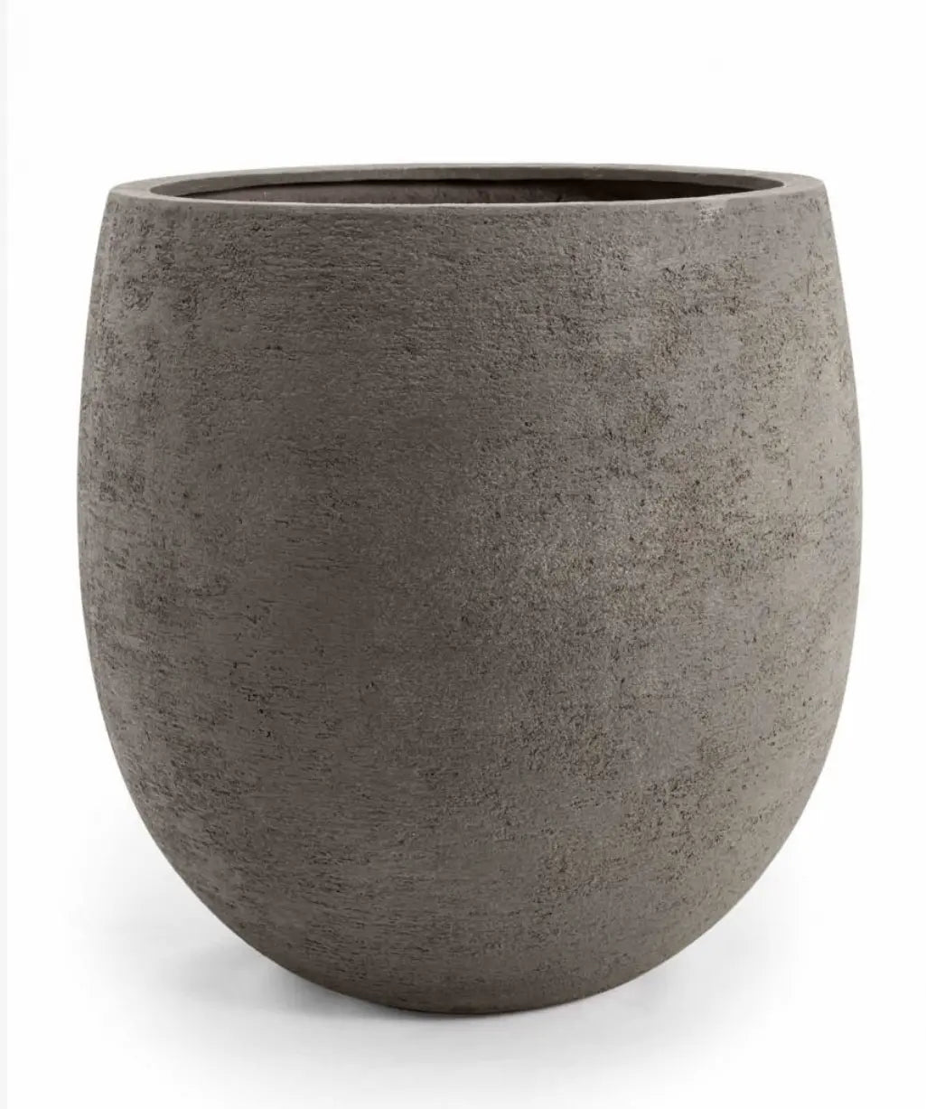 Round Fibreglass Planter 300 - Contemporary Planters
